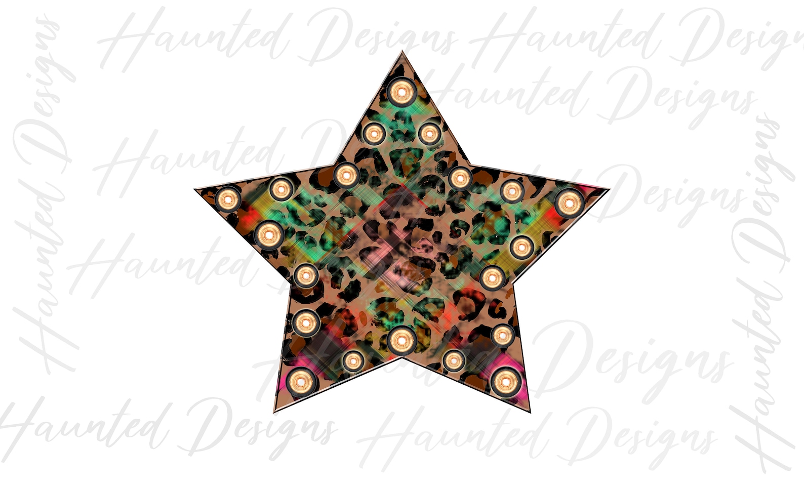 Cheetah Star Marquee Clip Art Design Bundle PNG Instant - Etsy