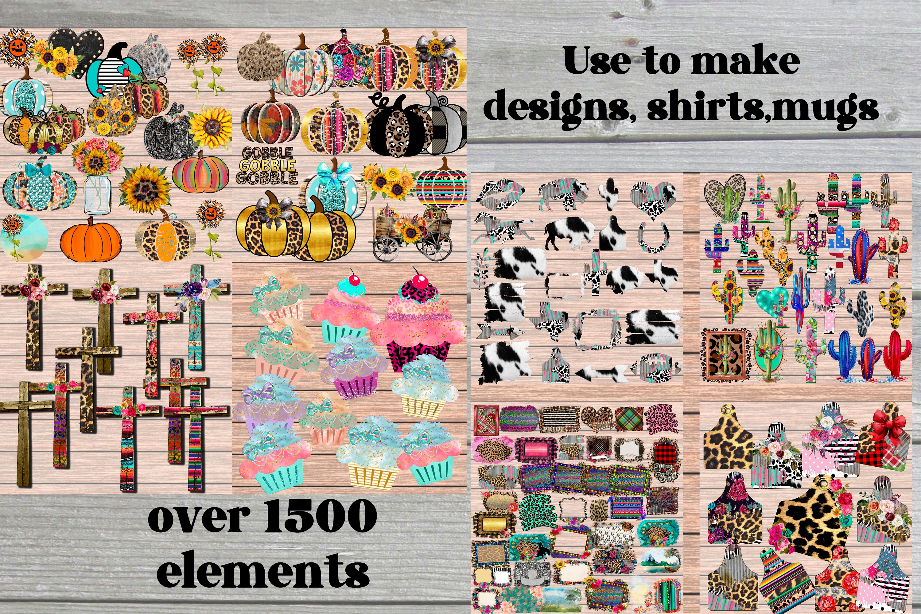 HUGE Sublimation Design Element Bundle PNG, Instant Digital Download - Etsy