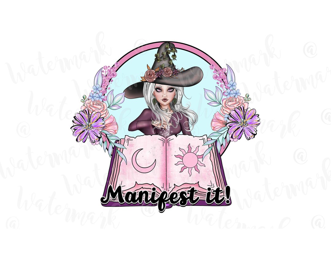 Manifest It Witchcraft Sublimation Design PNG Clipart Craft, Digital ...