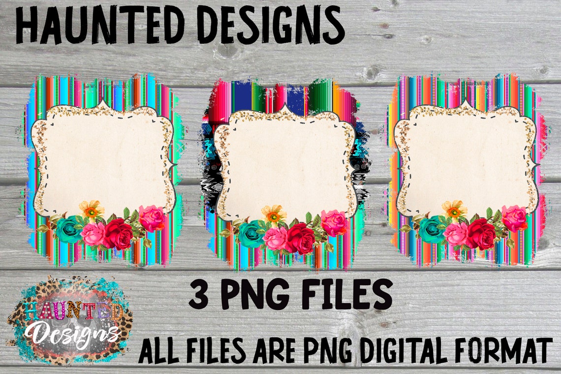 Serape Background Splashes Frame PNG, Craft, Clip Art Design, Instant ...