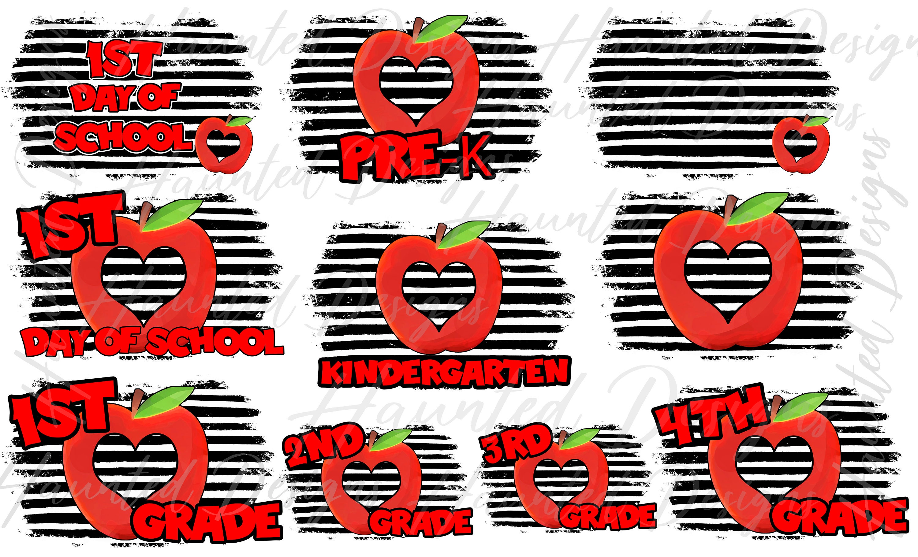 Back to School Teacher Design Bundle Sublimation Instant | Etsy