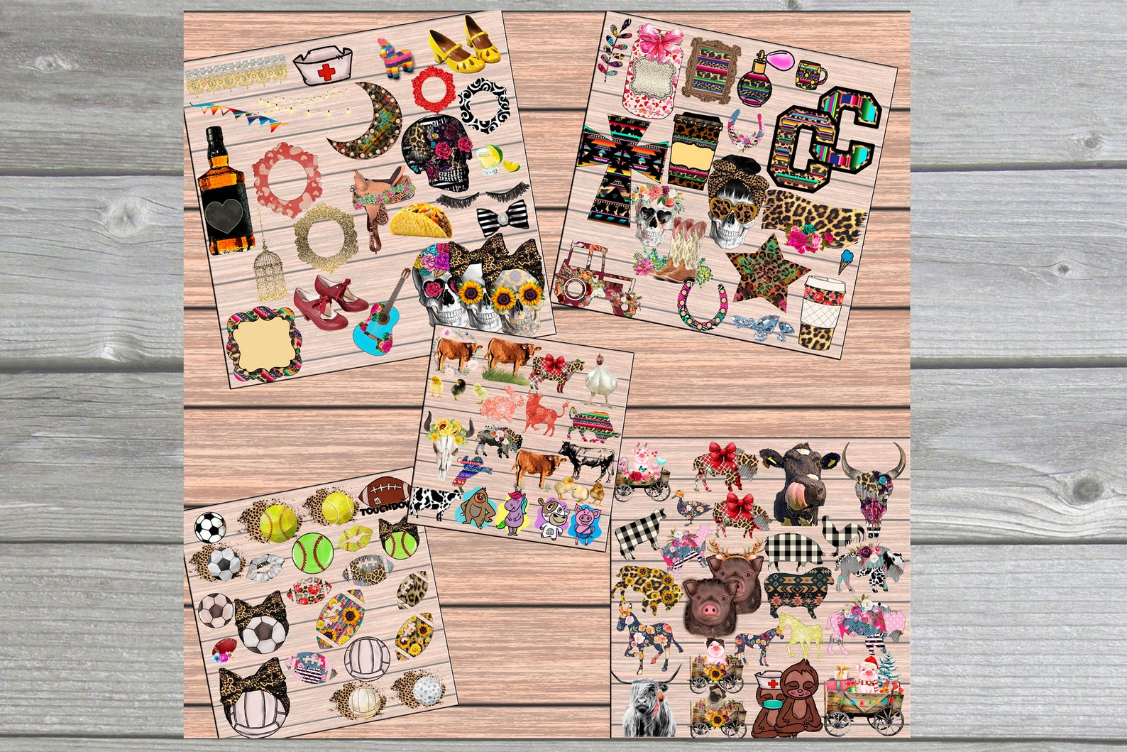 HUGE Sublimation Design Element Bundle PNG, Instant Digital Download - Etsy