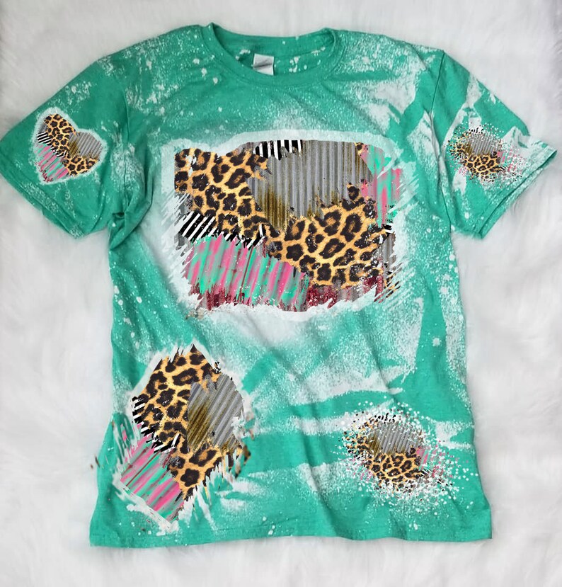 Bleach Patch Bundle Cheetah Serape Sublimation Design PNG Clipart Craft ...