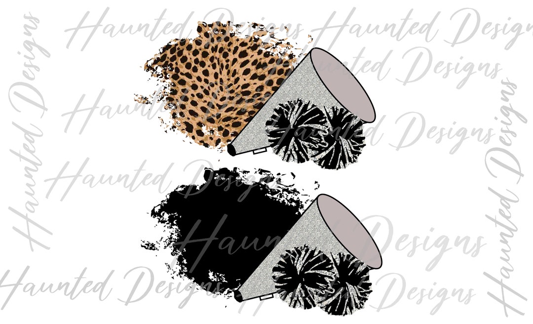 Cheer Design Bundle Varsity Leopard Instant Digital Download ...