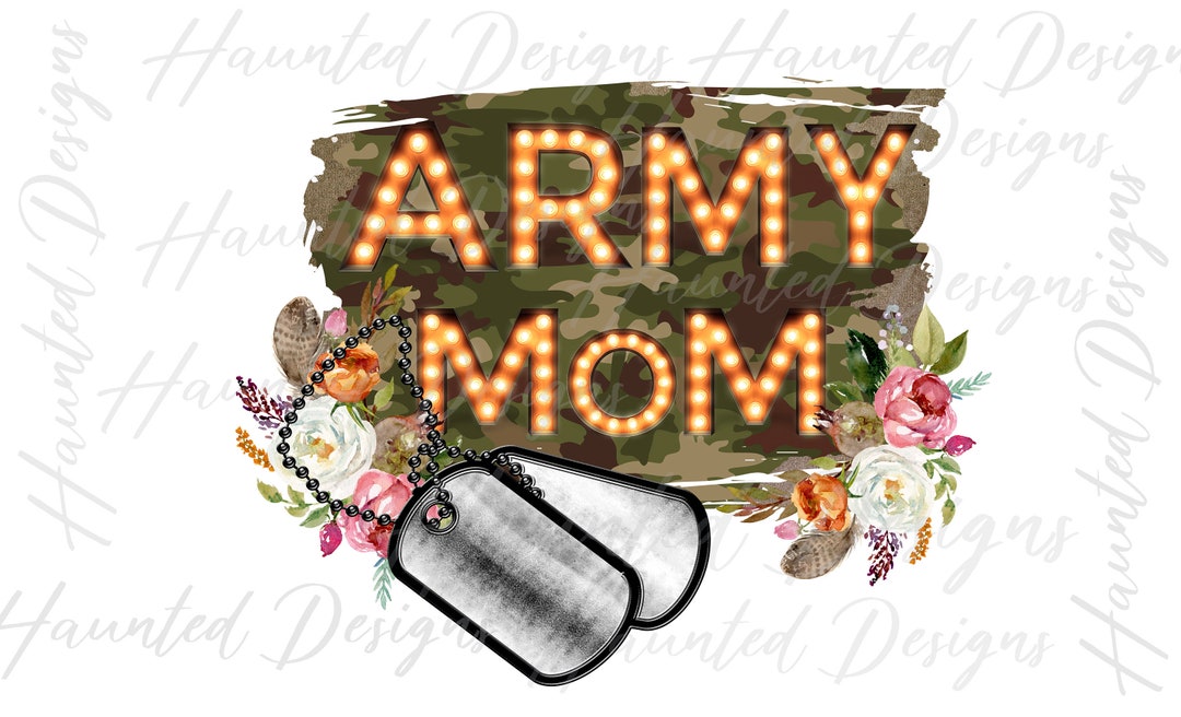 Army Mom Military Design Sublimation Design PNG Digital Download - Etsy