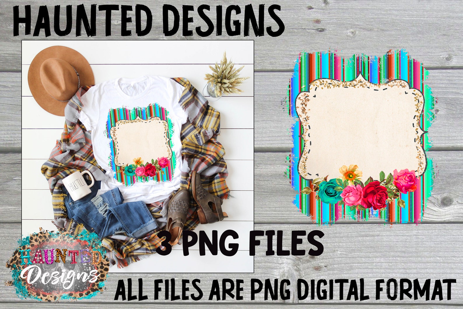 Serape Background Splashes Frame PNG, Craft, Clip Art Design, Instant ...