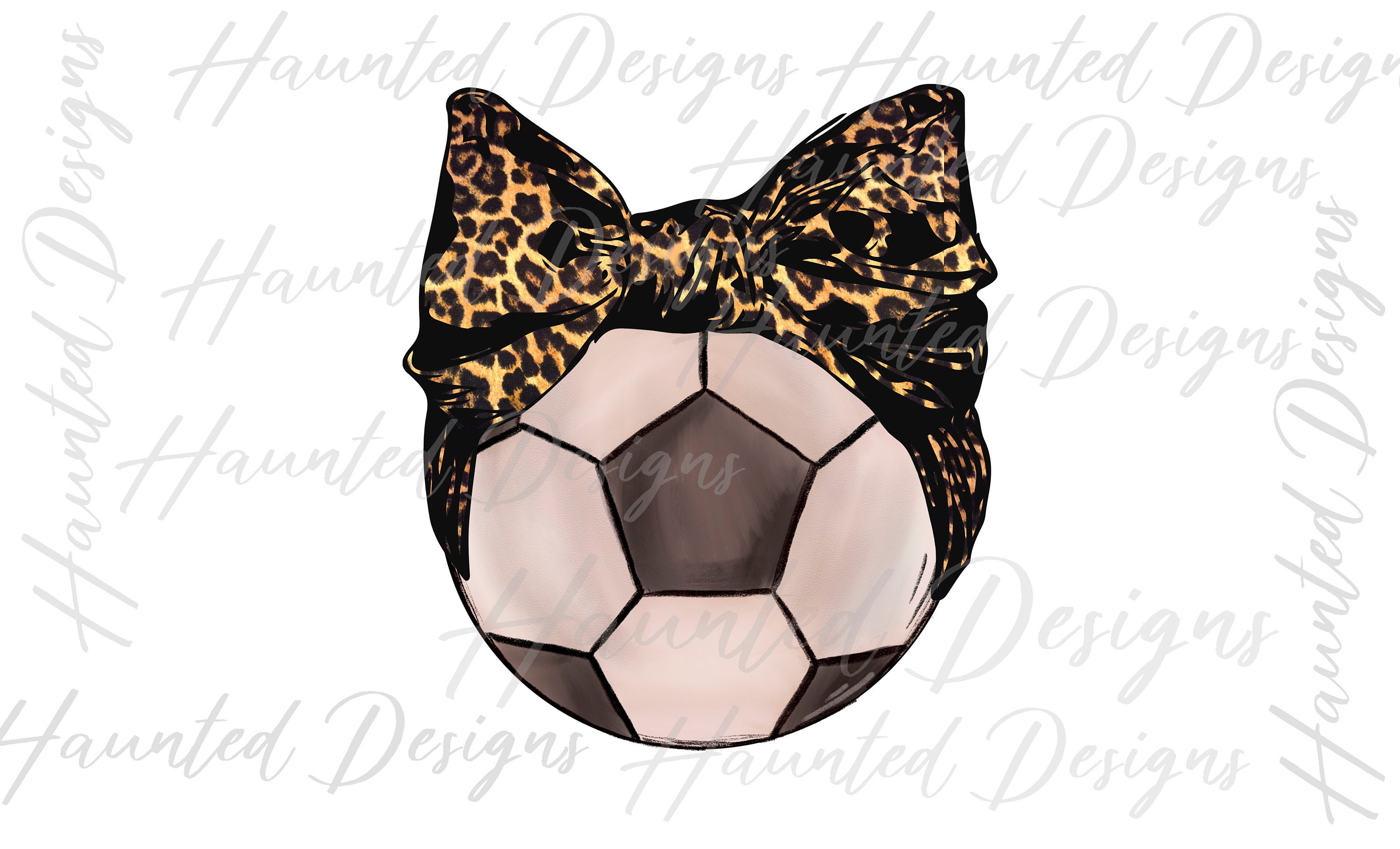 Soccer Leopard Sports Design Leopard Instant Digital Download ...