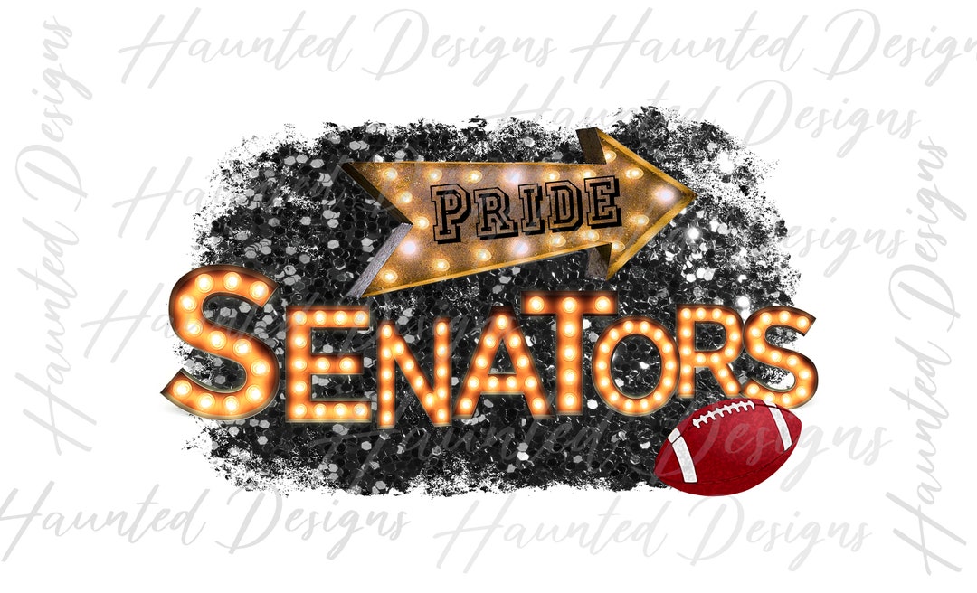 Football Senators Pride Glitter Instant Digital Download Sublimation ...