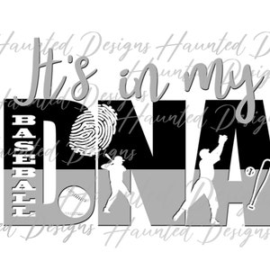 Baseball DNA Instant Digital Download Sublimation Design PNG - Etsy