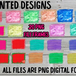 Huge Clip Art Glitter Background Design Bundle 20 PNG Bundle, Instant ...
