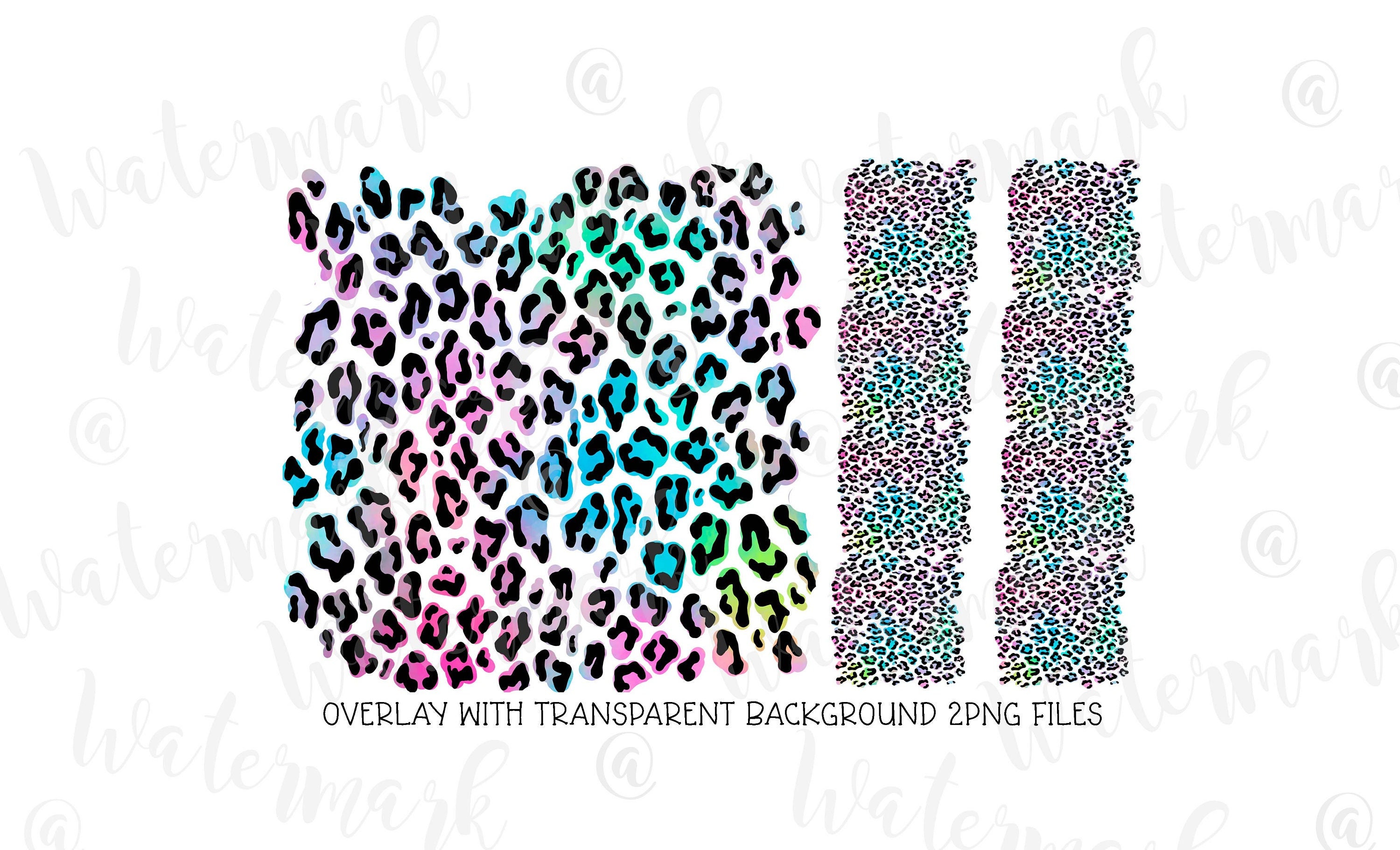 Colorful Cheetah Print Backgrounds