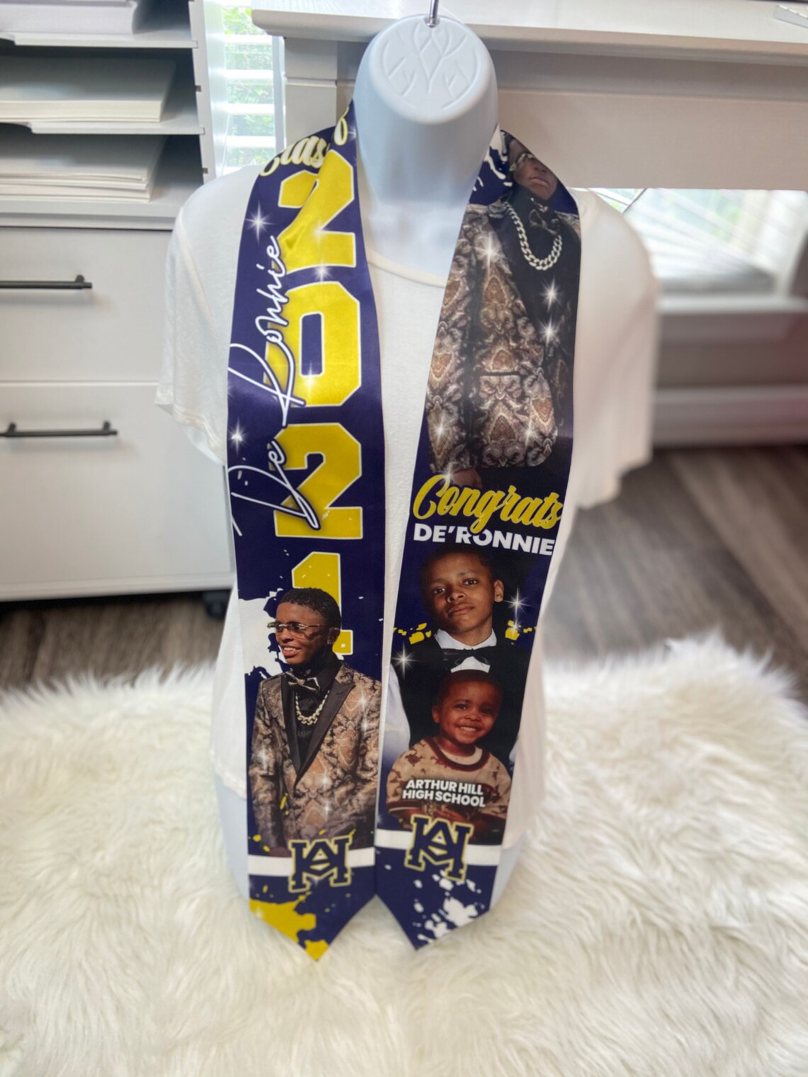 Graduation Stole Custom Graduation Stole Graduation Sash Photo Sash ...