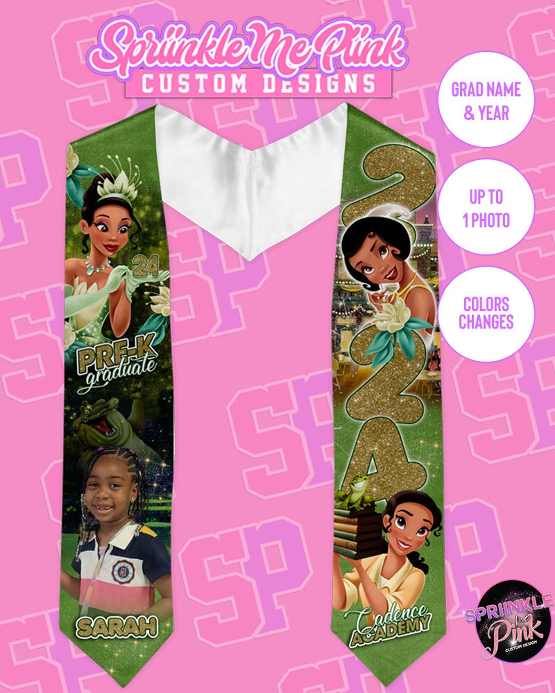 Graduation Stole| Custom Graduation Stole| Graduation Sash| Photo Sash ...