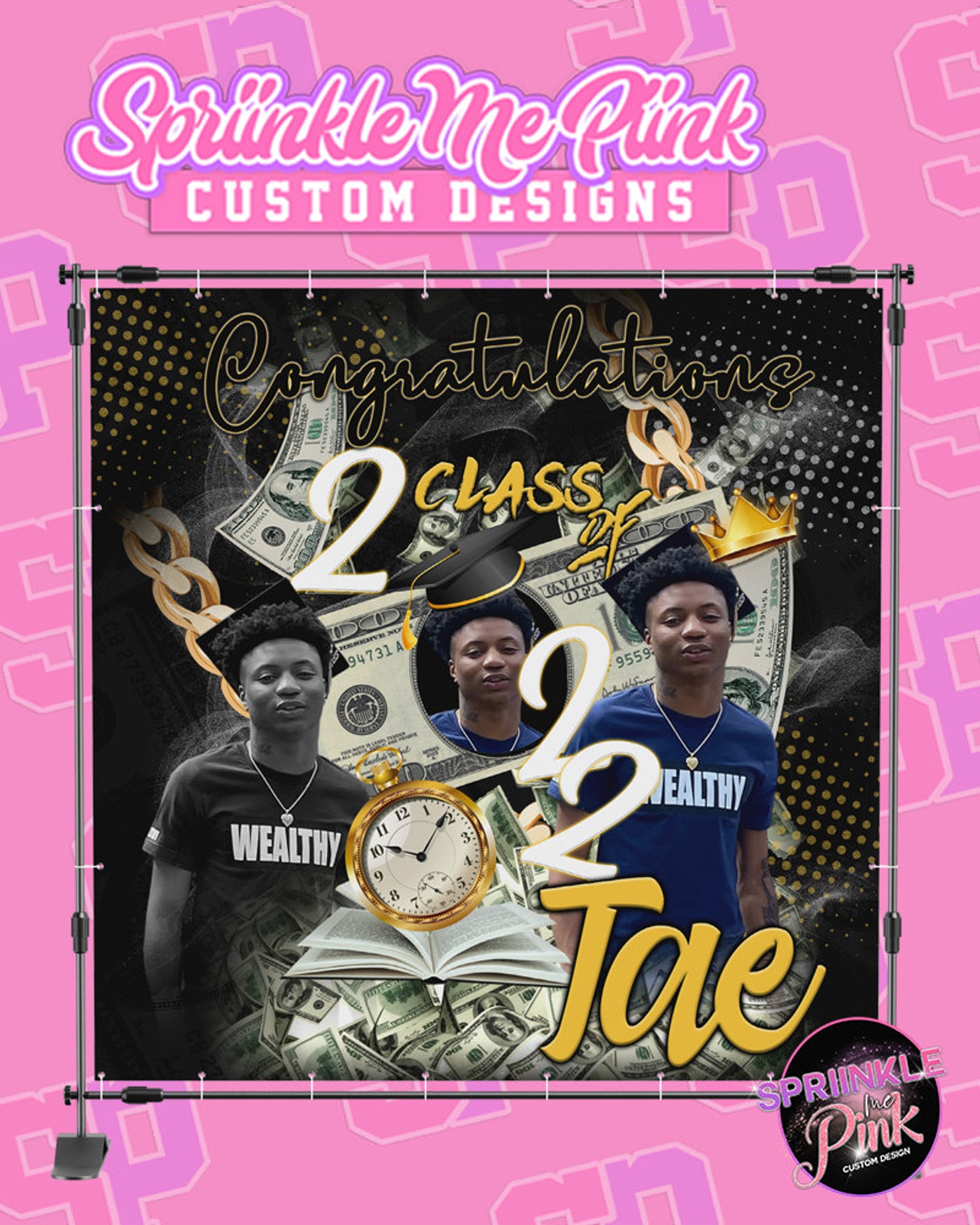 Graduation Backdrop| Senior Backdrop| Class of 2024| Backdrop| 2024 ...