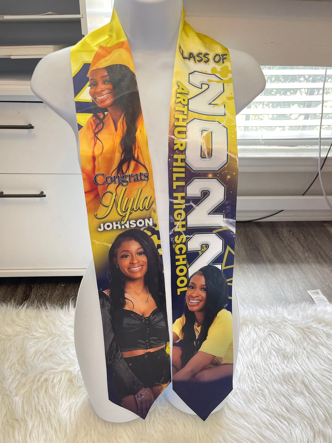 Graduation Stole| Custom Graduation Stole| Graduation Sash| Photo Sash ...