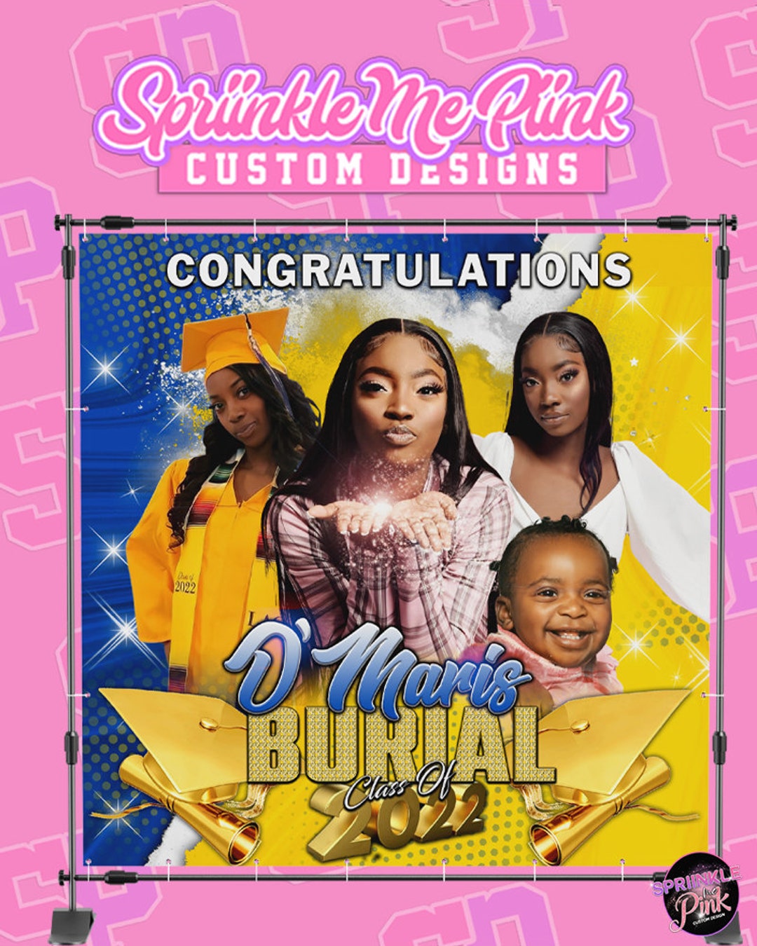 Graduation Backdrop Senior Backdrop Class of 2024 Backdrop 2024 ...