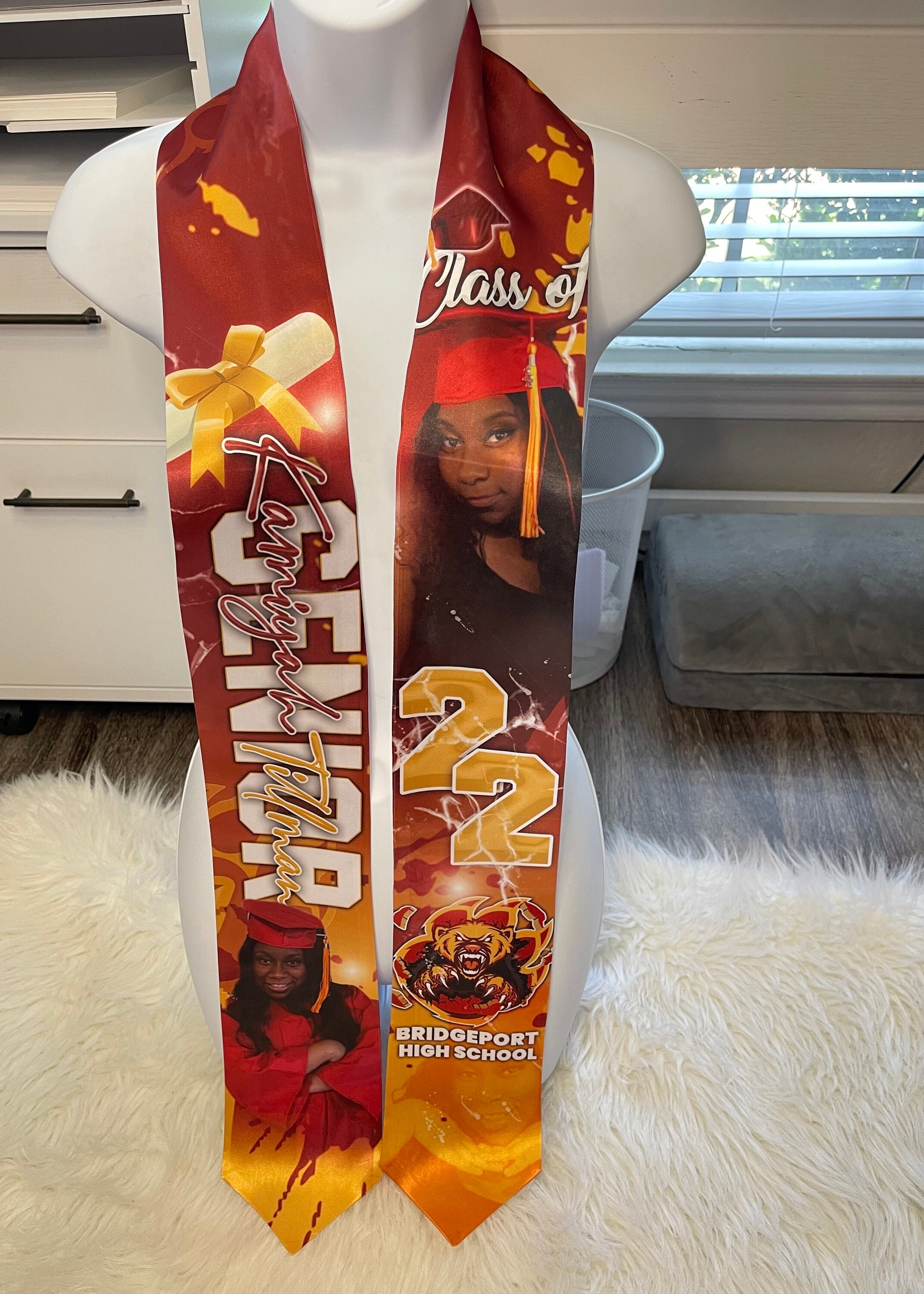 Graduation Stole| Custom Graduation Stole| Graduation Sash| Photo Sash ...