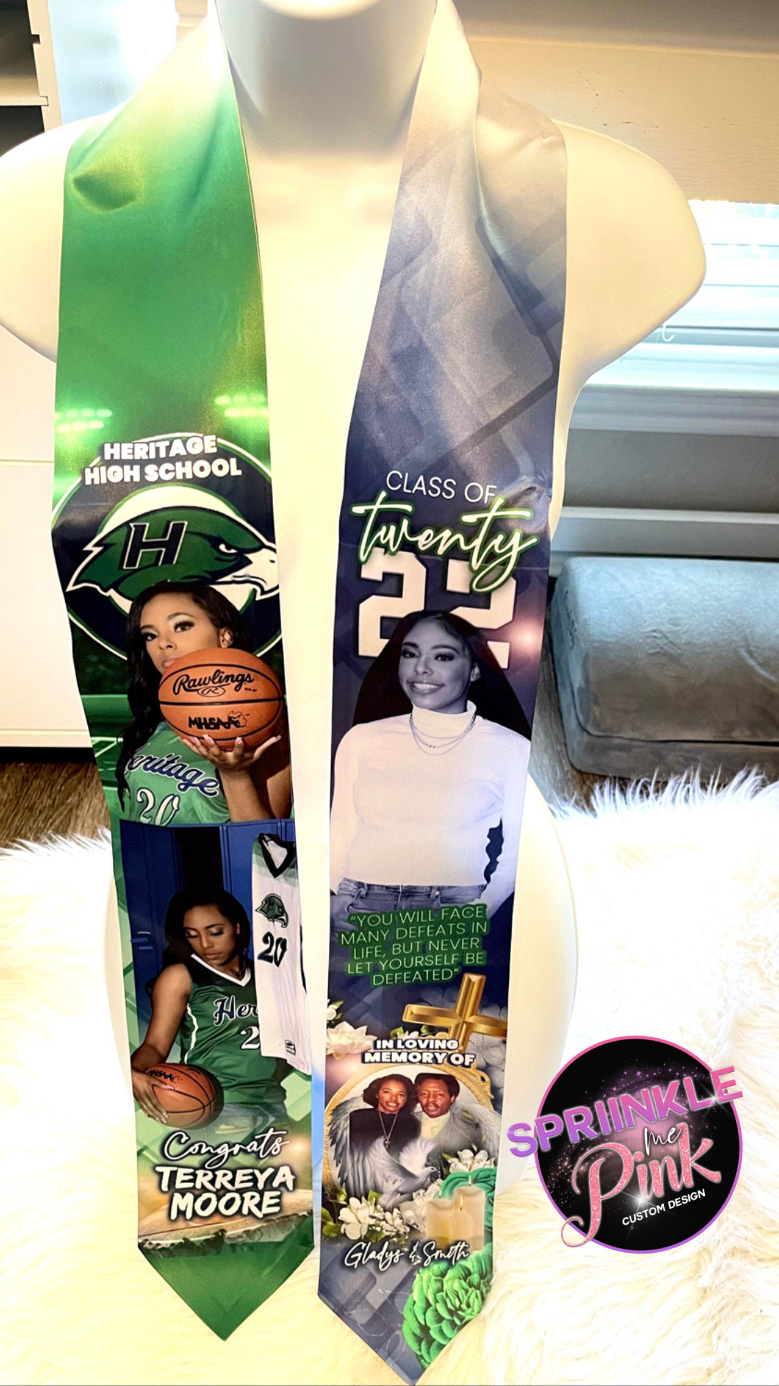 Graduation Stole| Custom Graduation Stole| Graduation Sash| Photo Sash ...