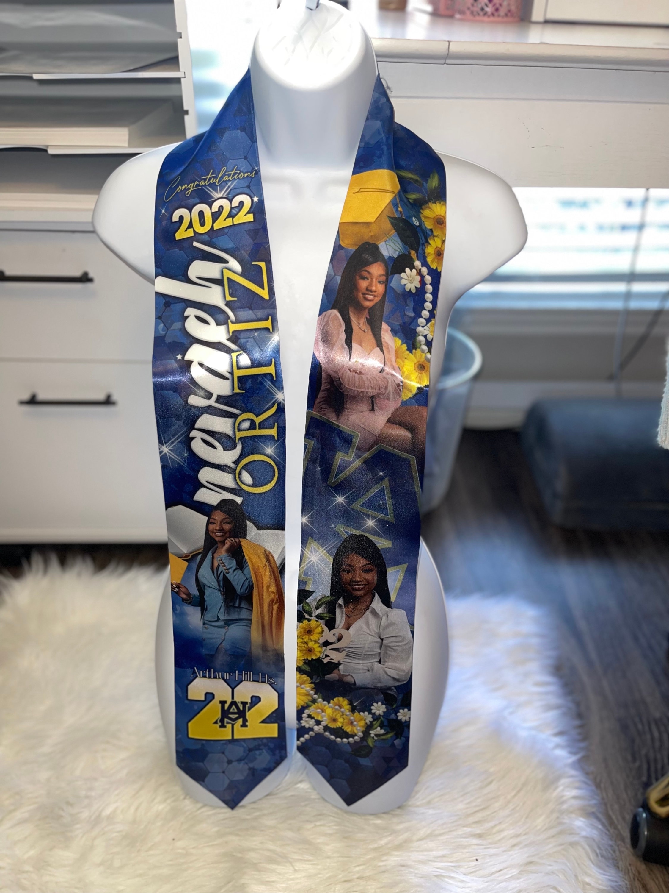 Graduation Stole Custom Graduation Stole Graduation Sash Photo Sash ...