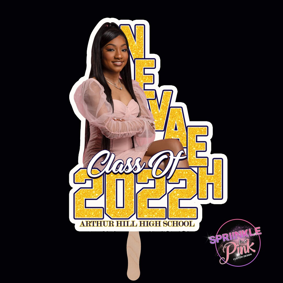 Custom Hand-held Graduation Fans | Graduation Fans| Gradfans| Head on a ...