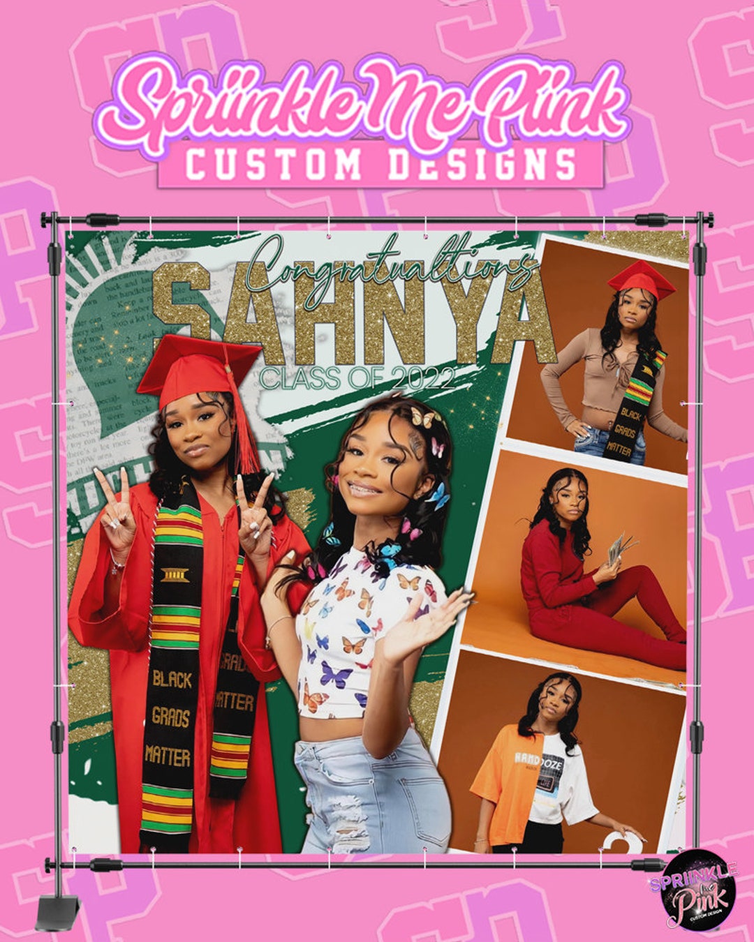 Graduation Backdrop Senior Backdrop Class of 2024 Backdrop 2024 ...