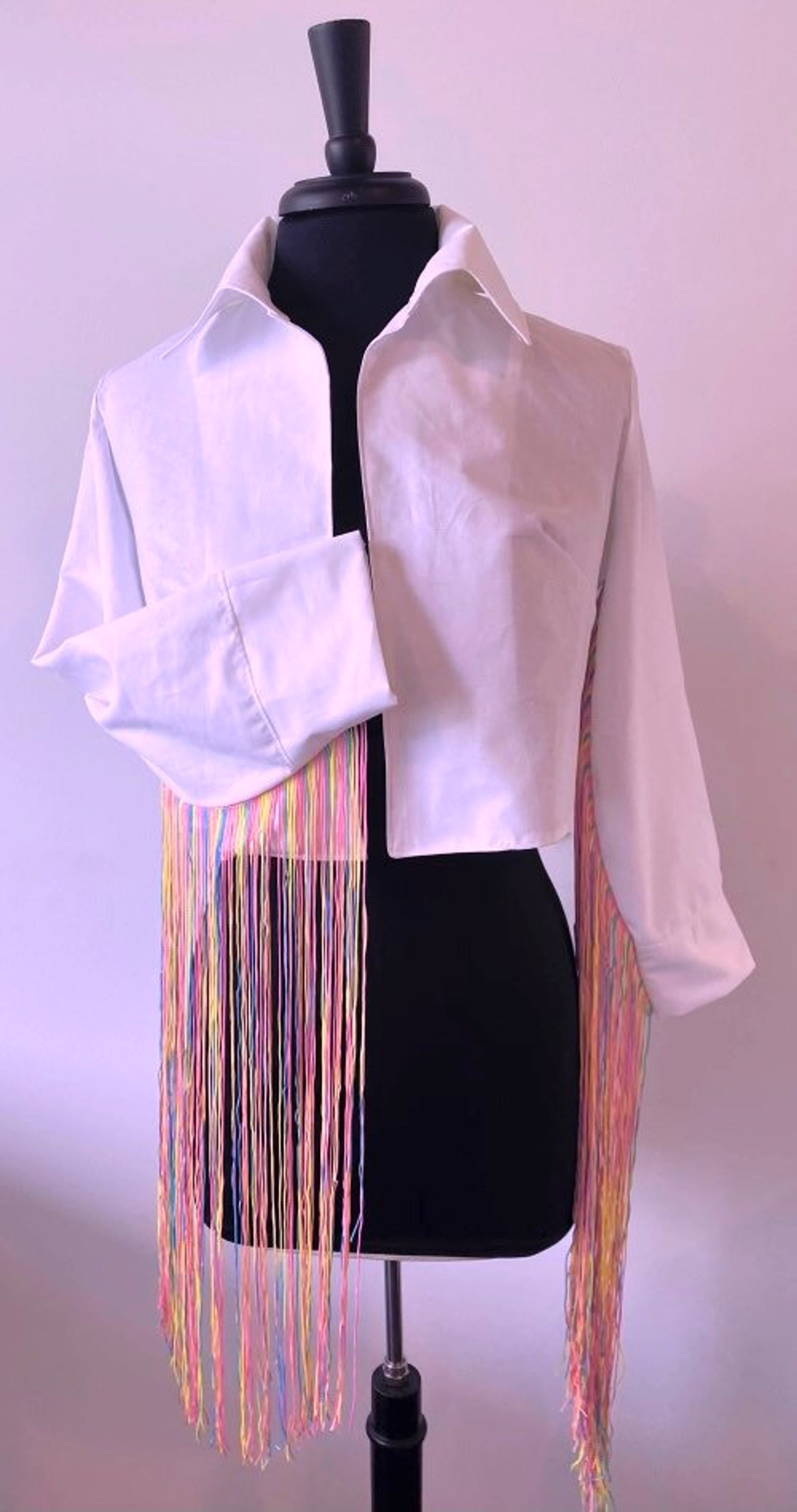 Customizeable Cropped Fringe Jacket Made to Order Cowgirl - Etsy