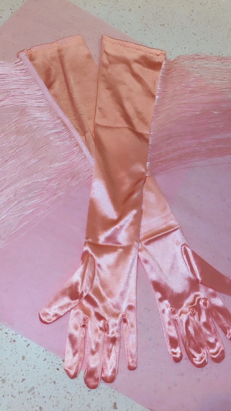 Fringe Gloves Customizable by Color and Fringe Length | Etsy