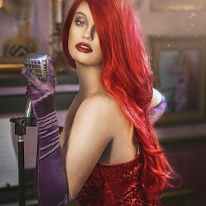 Jessica Rabbit Dress Lace up Corset Cosplay or Evening Gown - Etsy