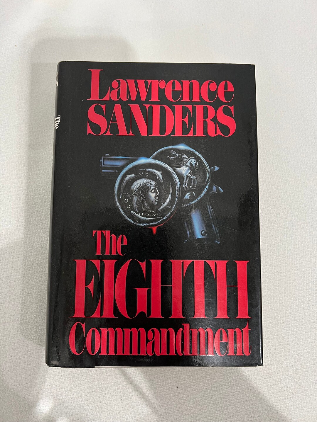 Antique Book the Eighth Commandment , by Lawrence Sanders 1986 #A82 - Etsy