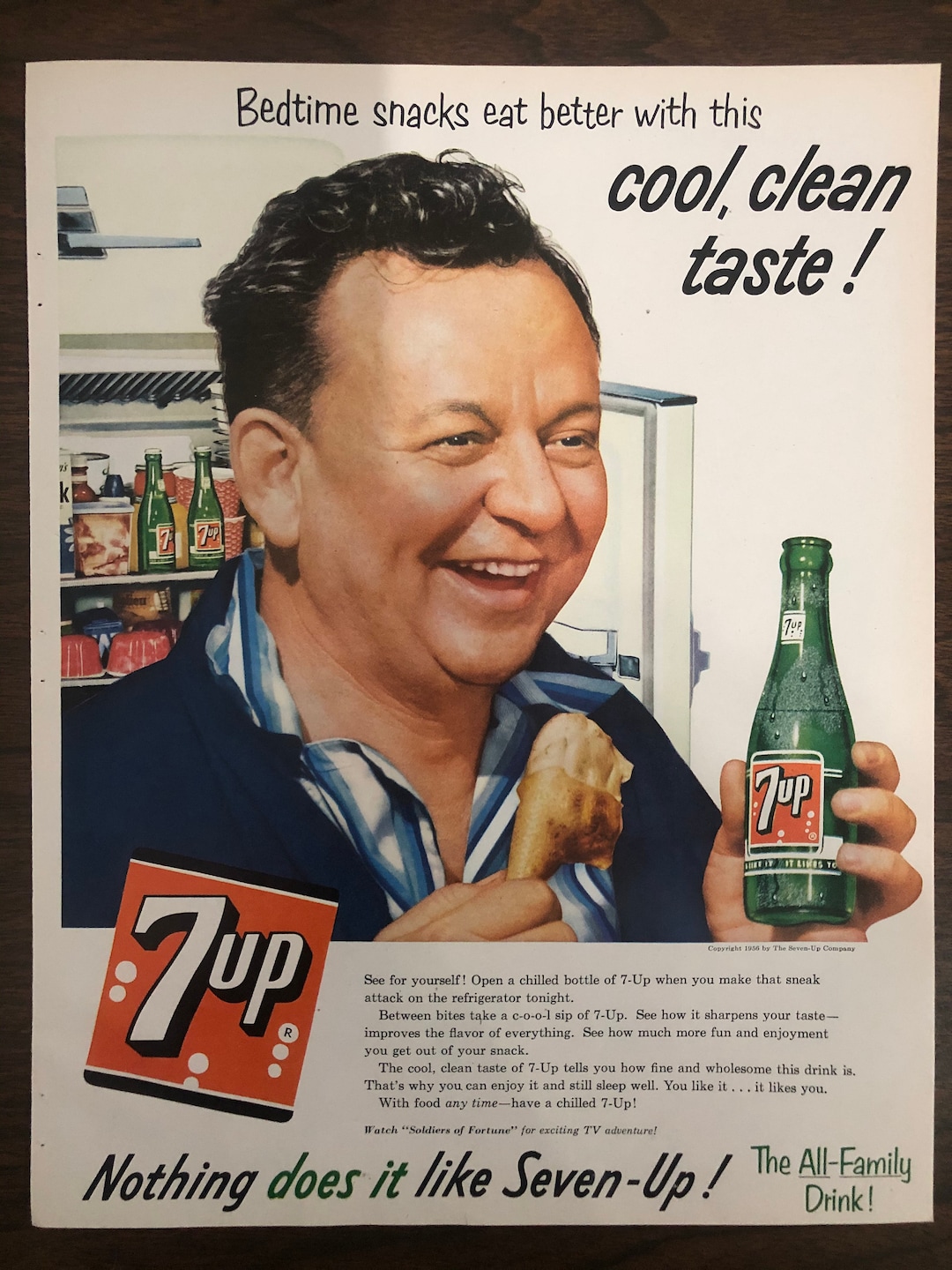 7 UP 1950s Original Magazine Print Ad Seven-up Advertisement - Etsy