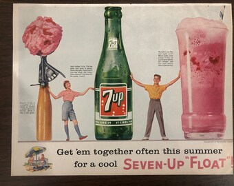7 up Ad | Etsy