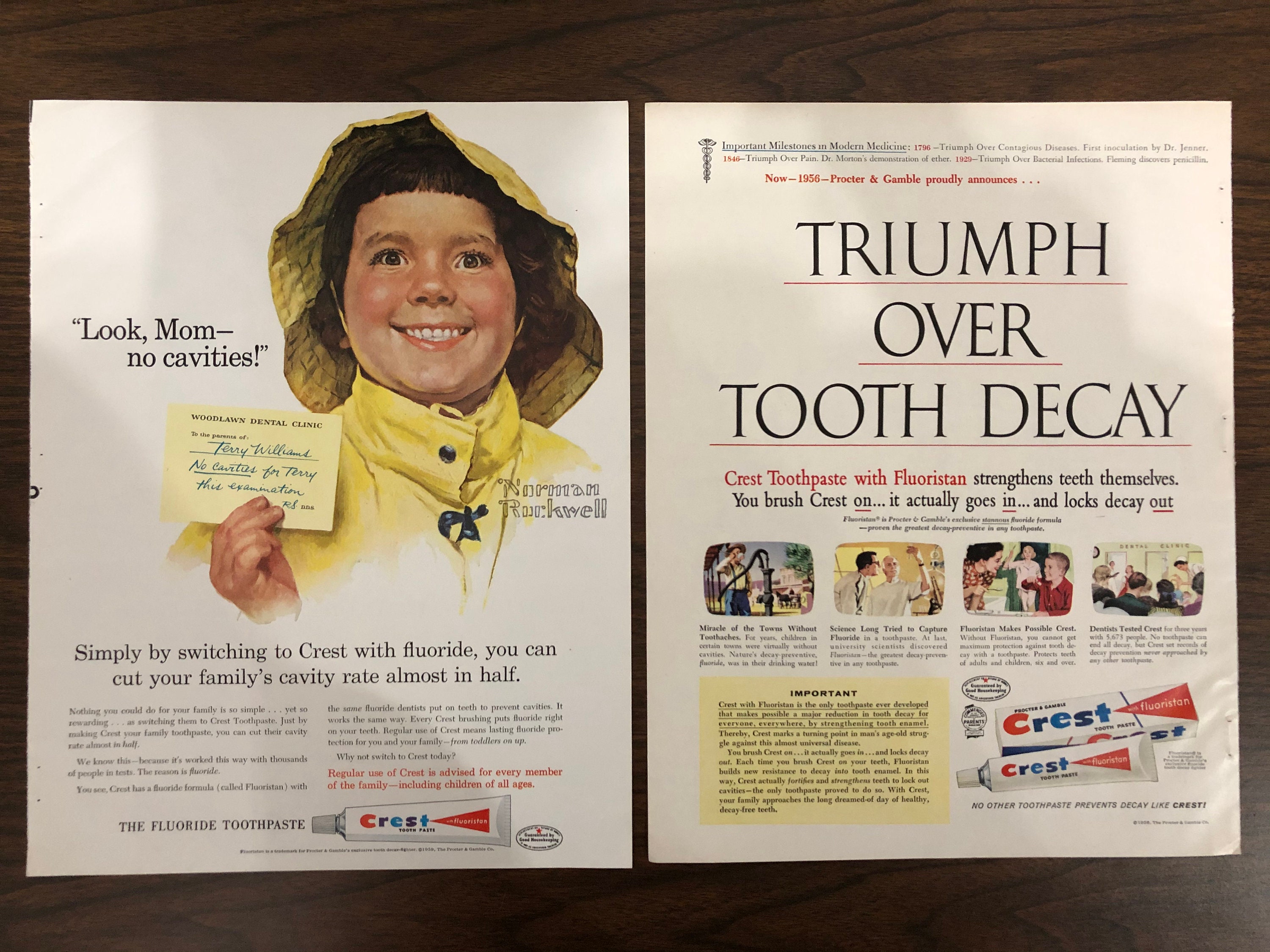 Crest Toothpaste Print Ad