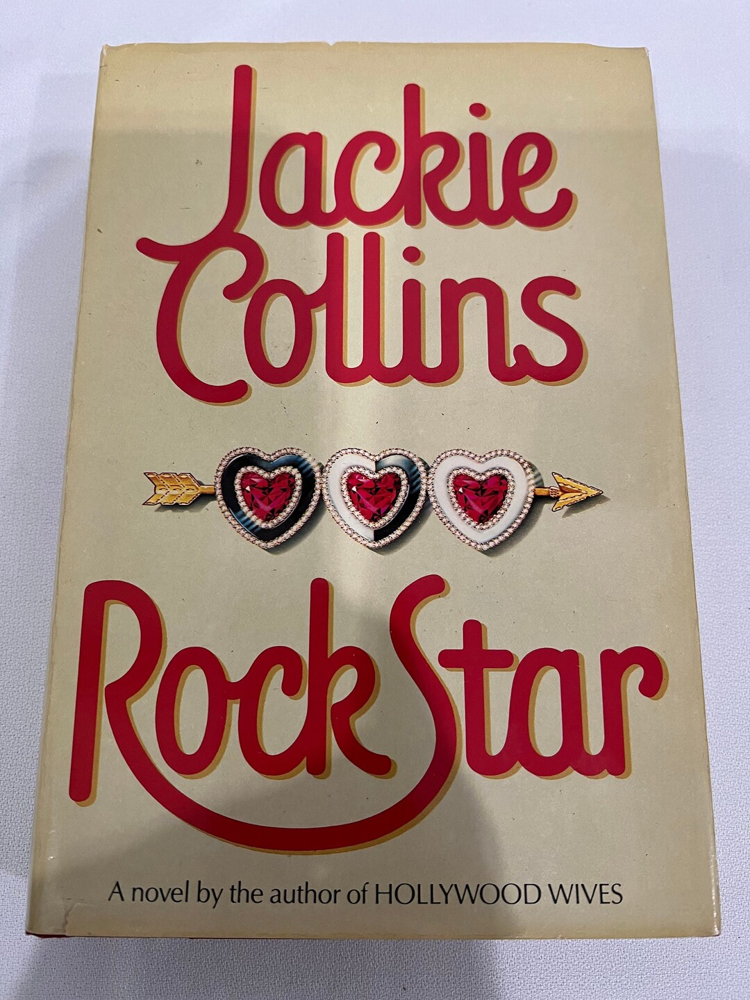 Antique Book Rock Star by Jackie Collins Hardcover 1988 # 374 - Etsy
