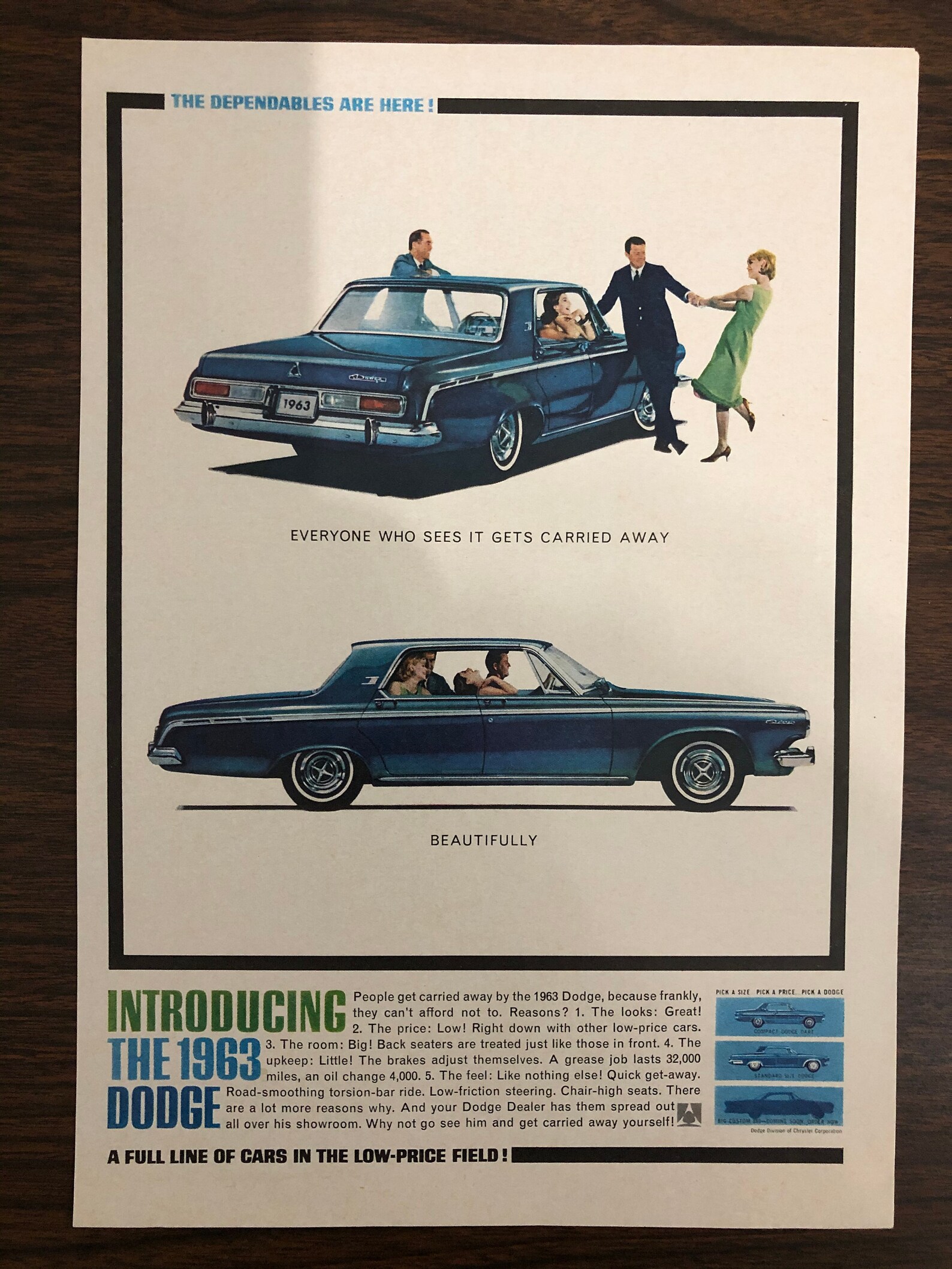 Dodge 1950s Original Magazine Print Ad Advertisemen 2 Ads in - Etsy