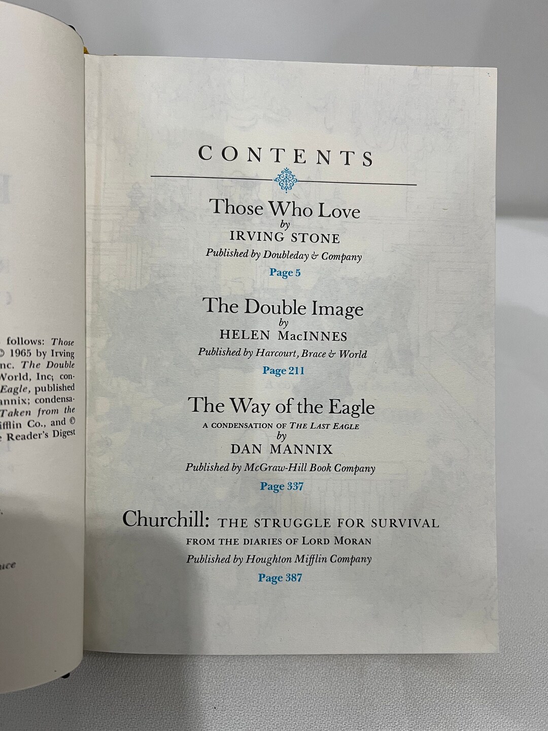 Antique Book Reader's Digest Condensed Book 3 or 4 or 5 Books in 1 ...