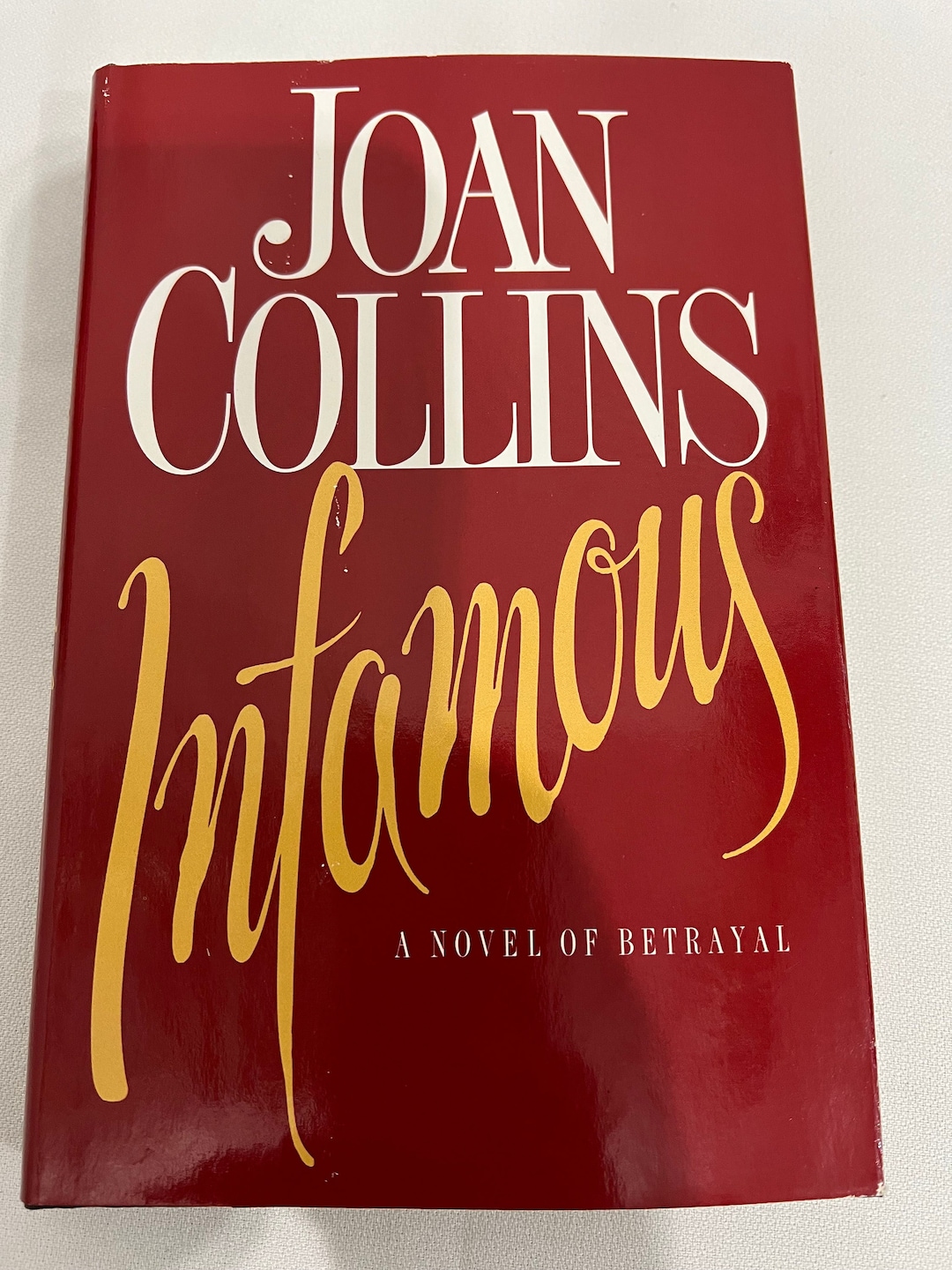 Antique Book Infamous , by Joan Collins 1996 #176 - Etsy