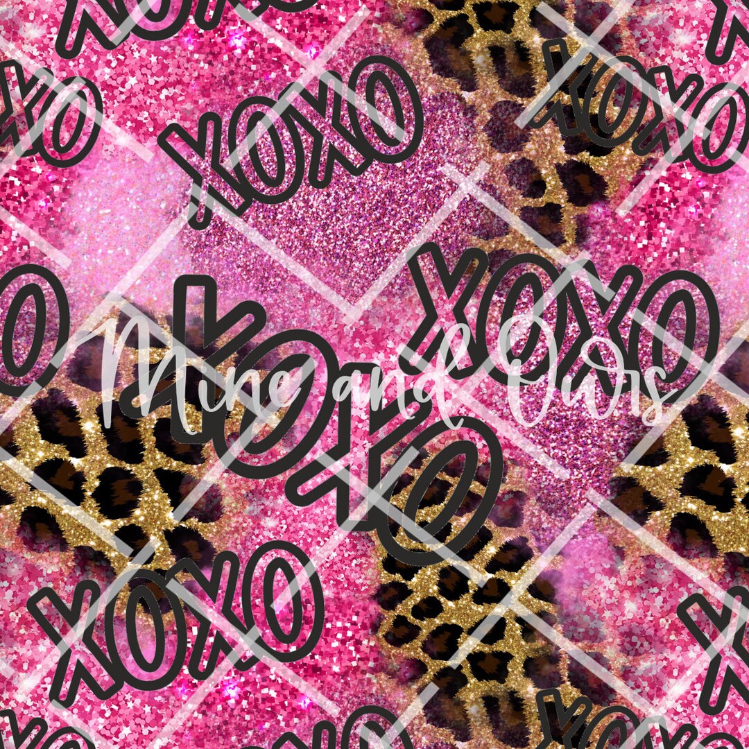 Valentines XOXO Seamless Pattern - Etsy