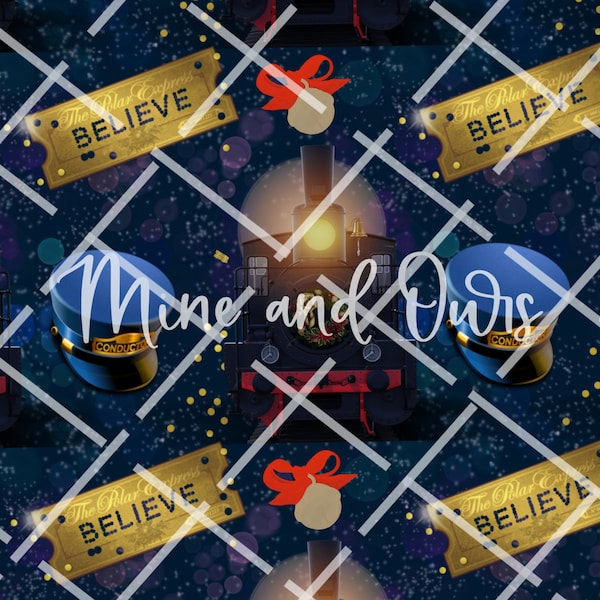 Polar Express Fabric - Etsy