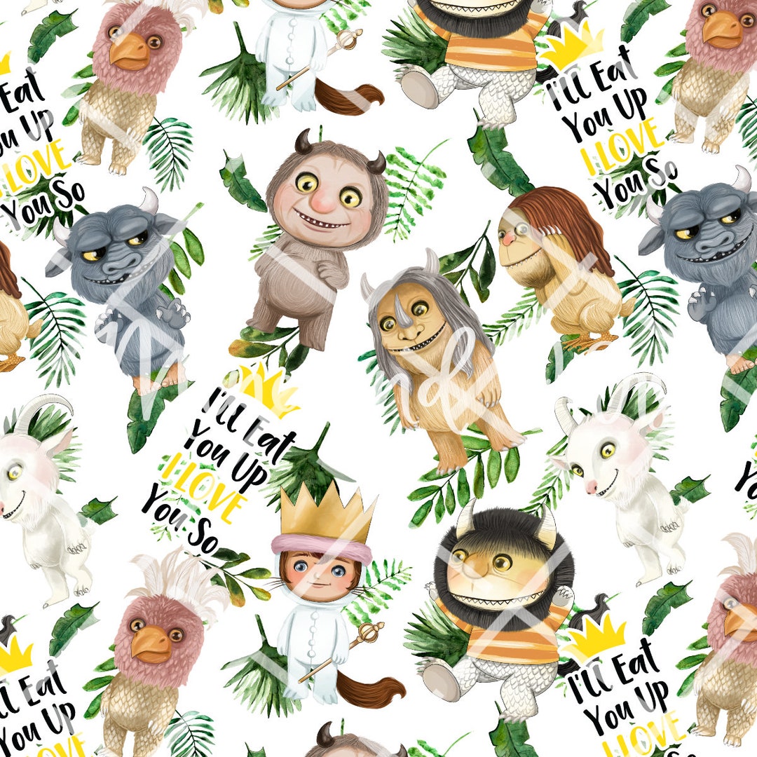 Wild Things Seamless Pattern - Etsy