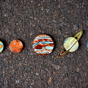 Universe Collection: Planet Hard Enamel Pins - Etsy Canada
