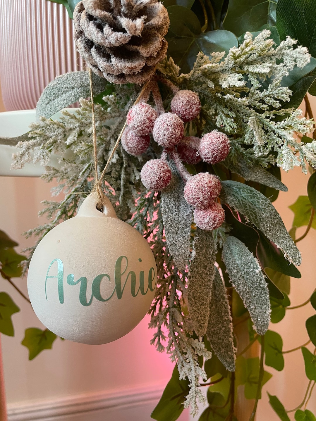 Personalised Christmas Baubles Labels, Add Them to Your Own Baubles to ...