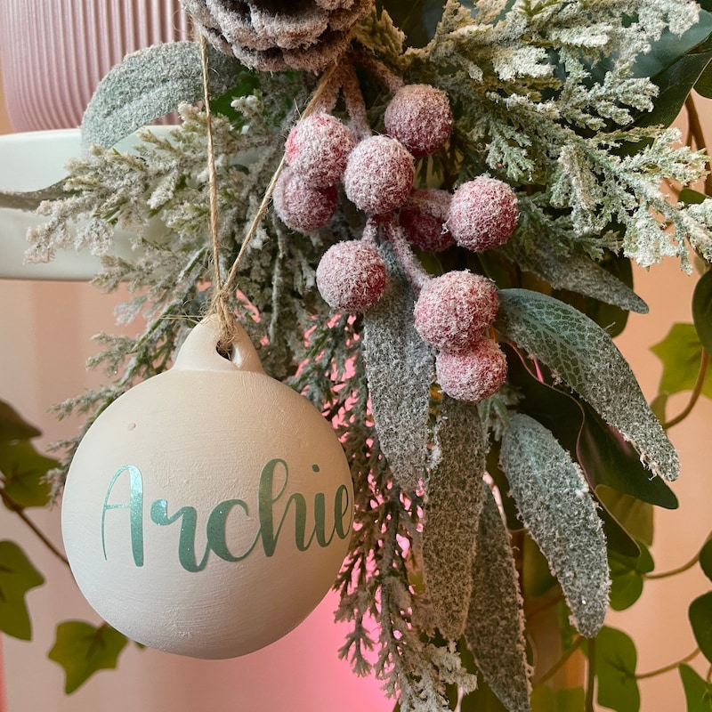 Yellow Custom Bauble - Etsy UK