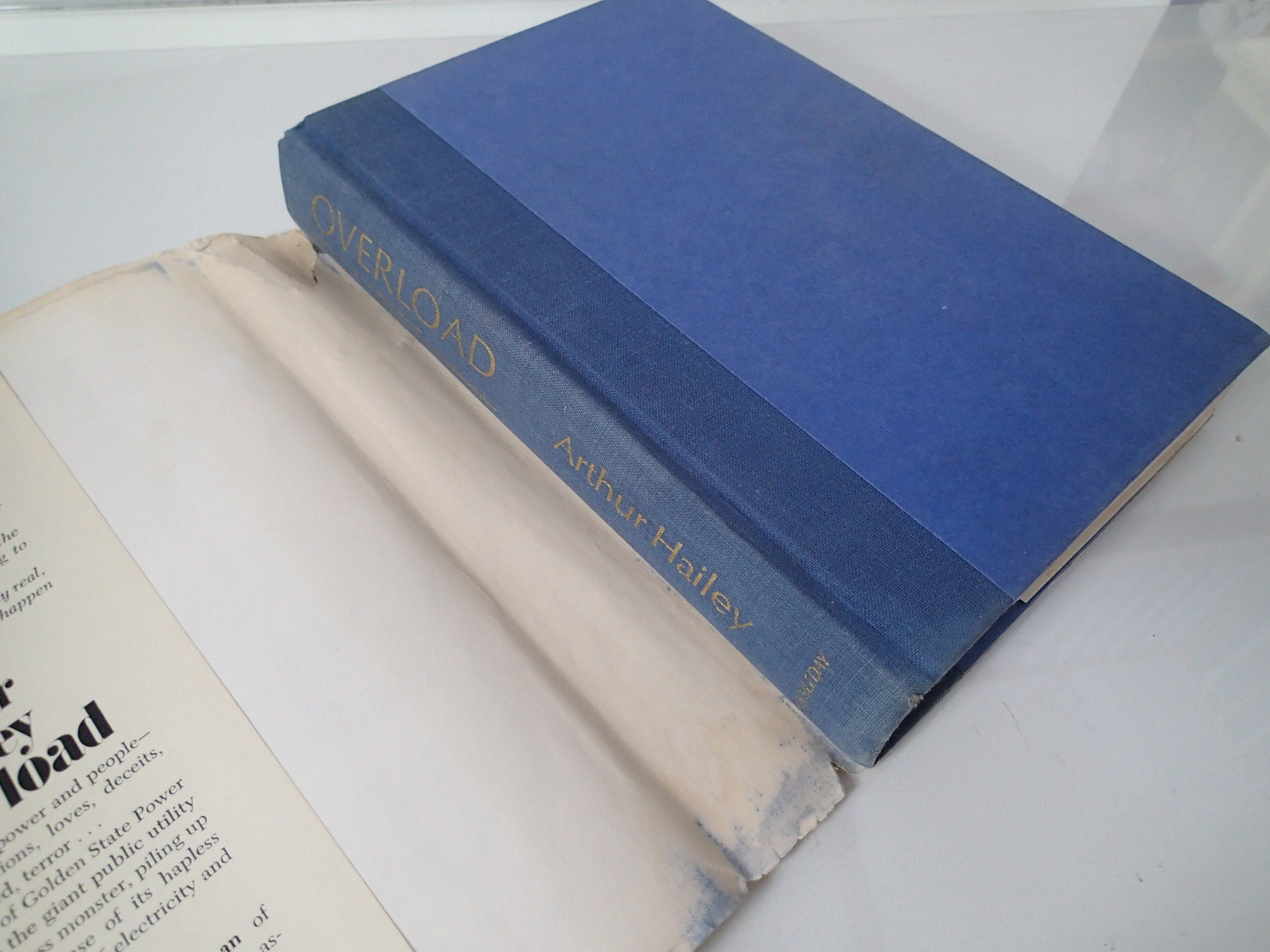 SIGNED Overload Arthur Hailey 1979 Author of Airport | Etsy