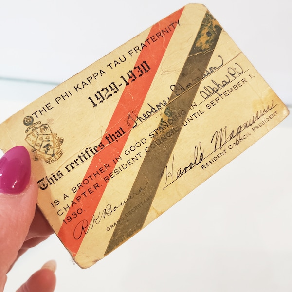 Fraternity Cards - Etsy