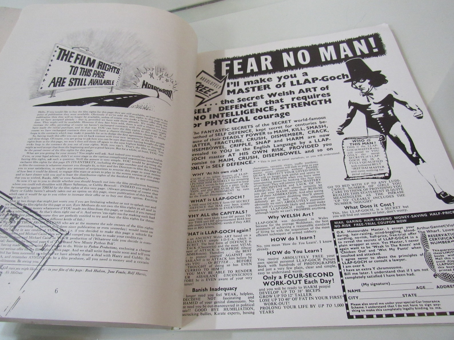 The Brand New Monty Python Papperbok Mandarin 1974 | Etsy