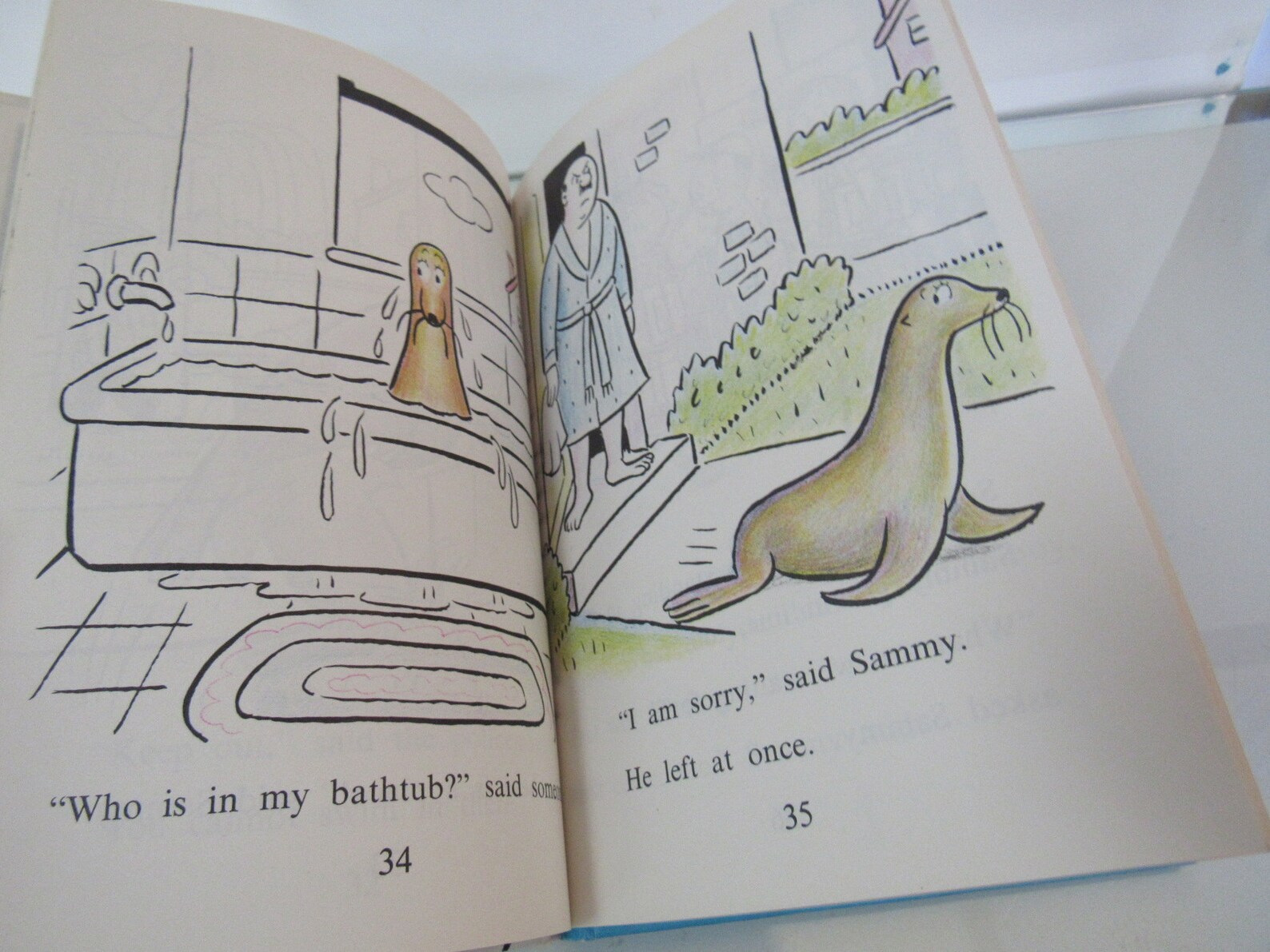 Sammy the Seal Syd Hoff 1959 Harper & Row I Can Read - Etsy