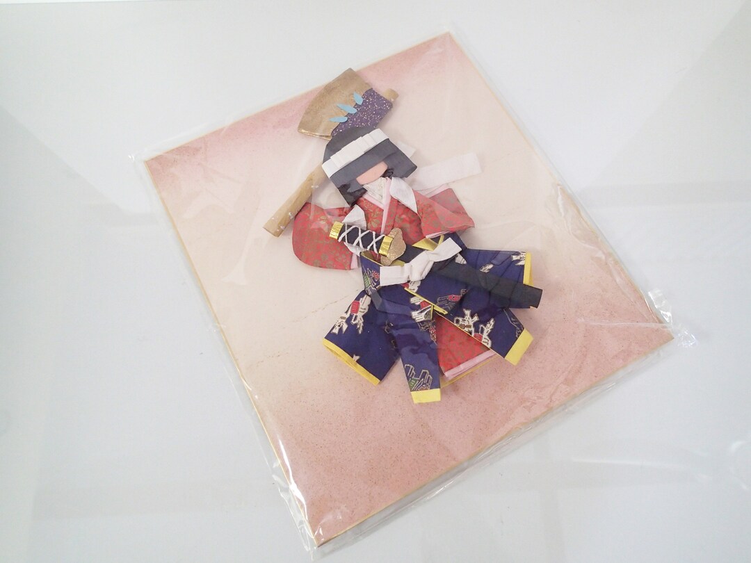 Japan Samurai Origami Paper Doll - Japanese Doll - Signed - Etsy