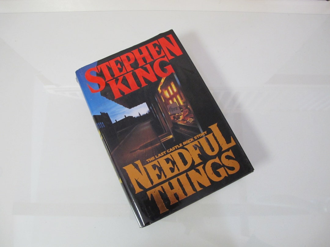 Needful Things Stephen King / 1991 First Edition 1st Printing / Horror ...