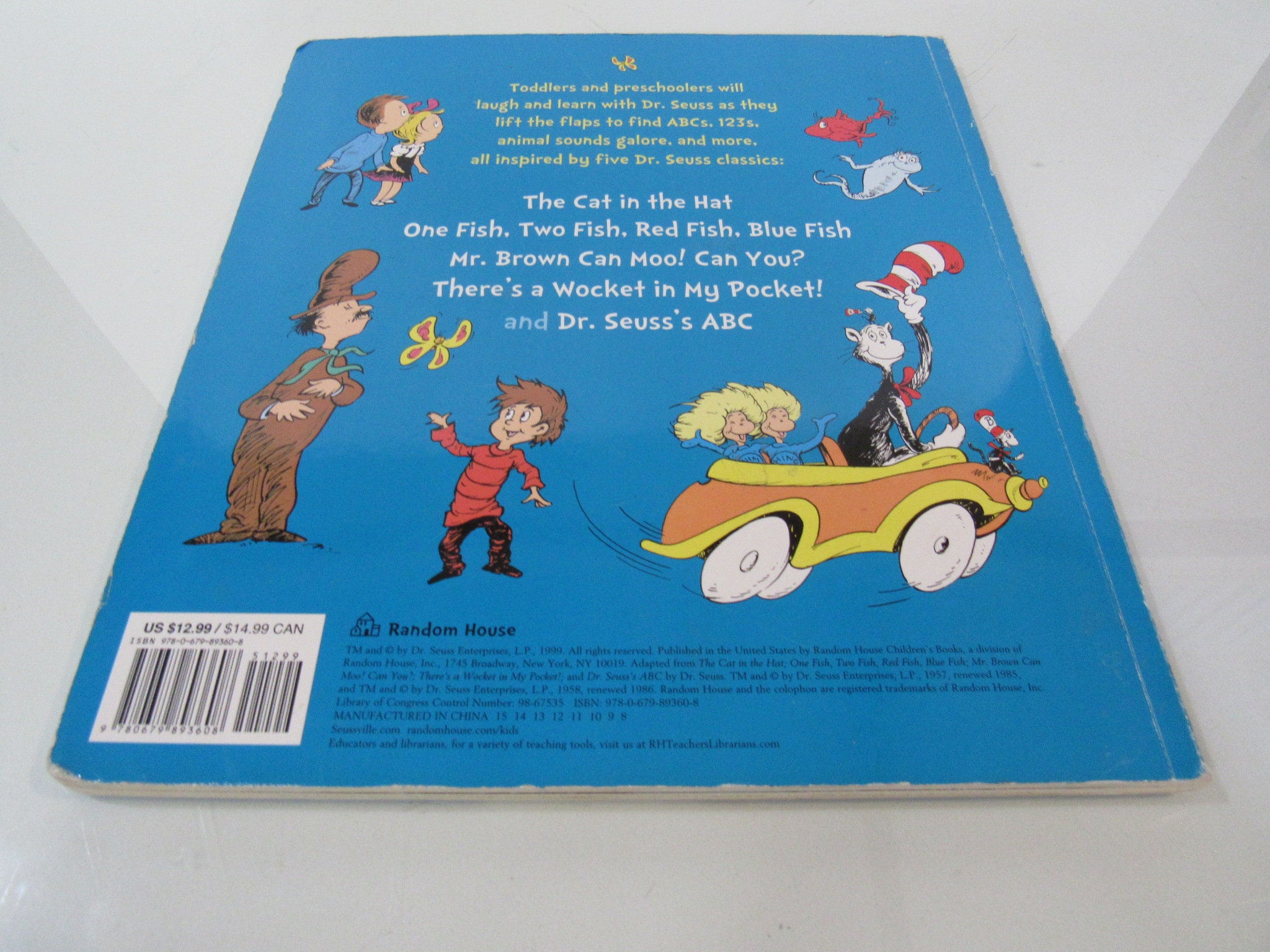 Cat in the Hat's Great Big Flap Book Dr Seuss 1999 - Etsy