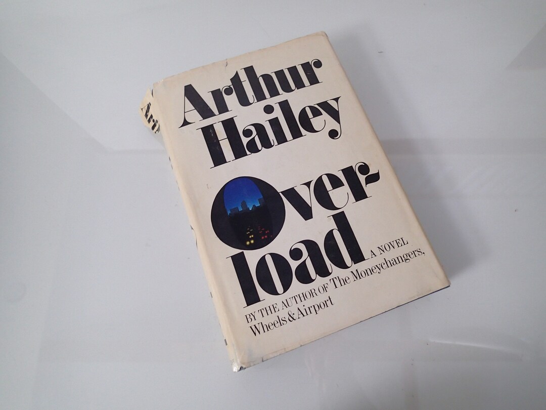 SIGNED Overload - Arthur Hailey - 1979 - Author of Airport - Etsy